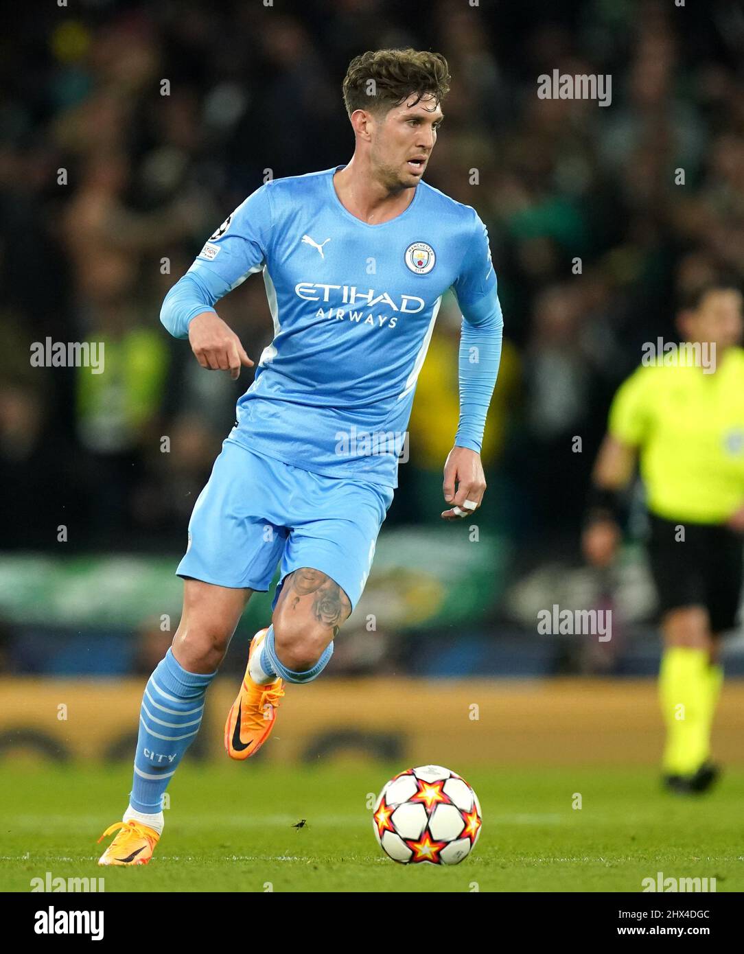 Manchester City's John Stones during the UEFA Champions League round of ...