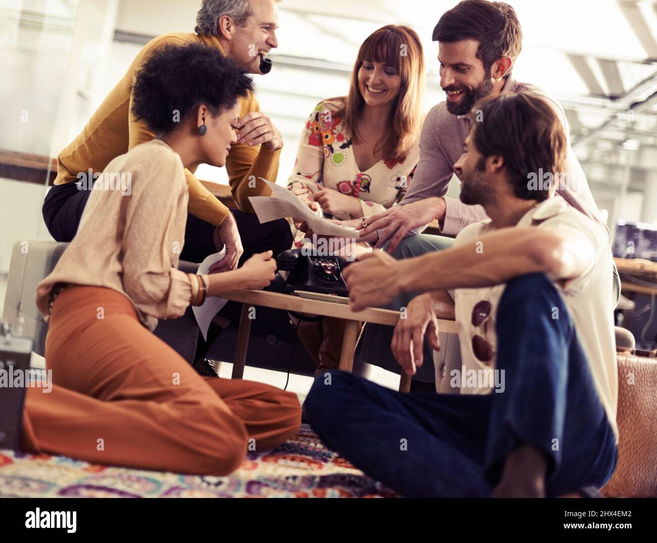 We need to come up with some groovy ideas. A group of creative ...