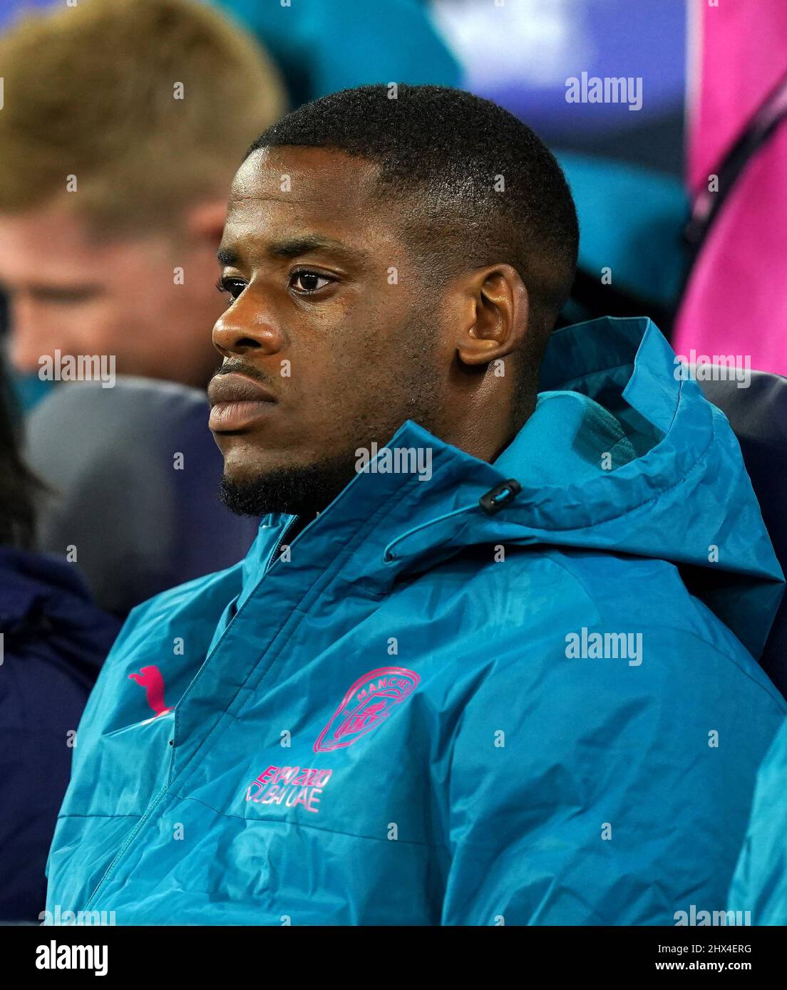 Manchester City's Luke Mbete-Tabu during the UEFA Champions League ...