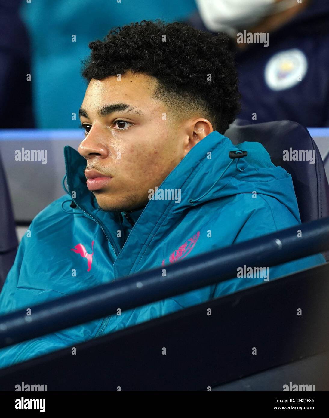 Manchester City's Samuel Edozie during the UEFA Champions League round ...
