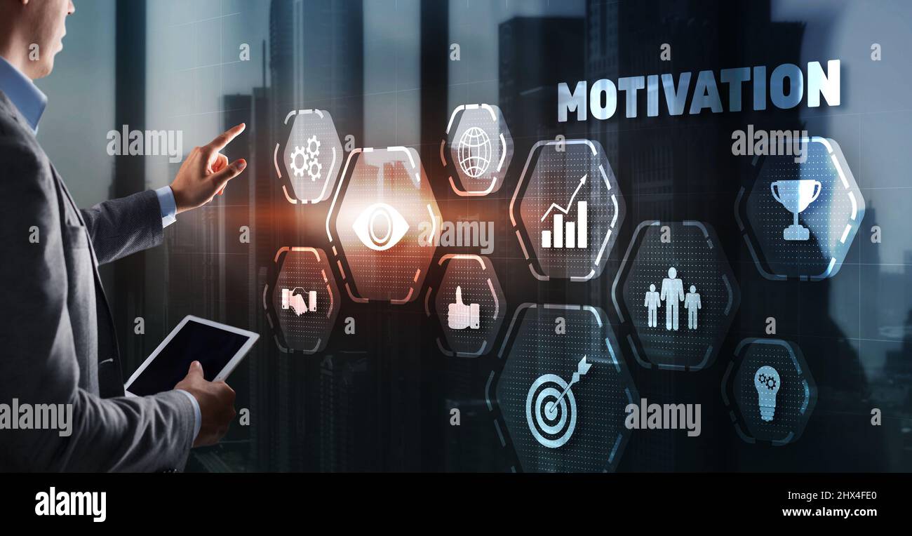 Motivation personality development concept. Achieving any goals Stock ...