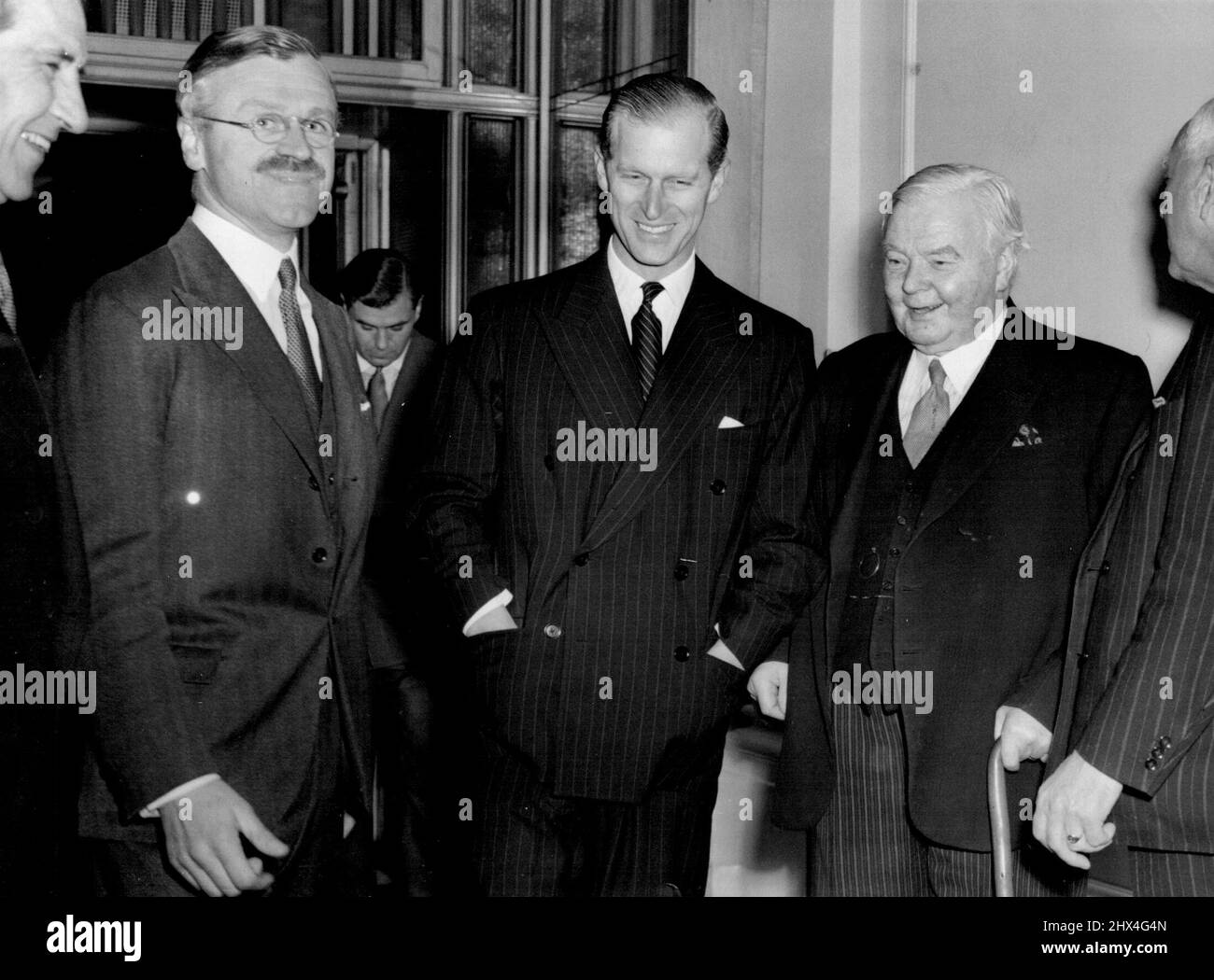 The Duke Is Guest At Luncheon - The Duke of Edinburgh (center ...