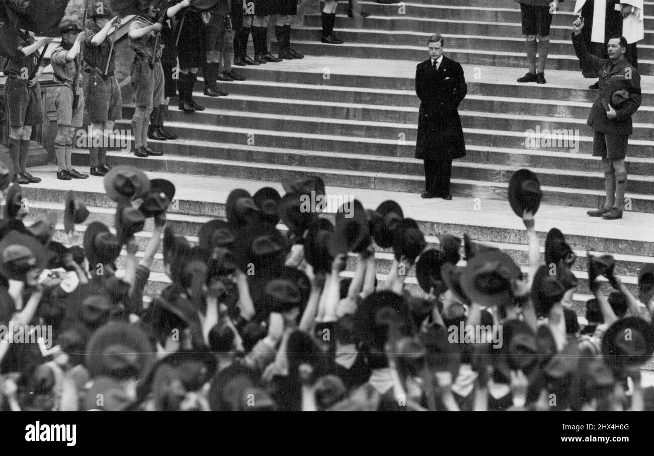 The King Speaks To 1,000 Scouts. The King today spoke to nearly 1,000 ...
