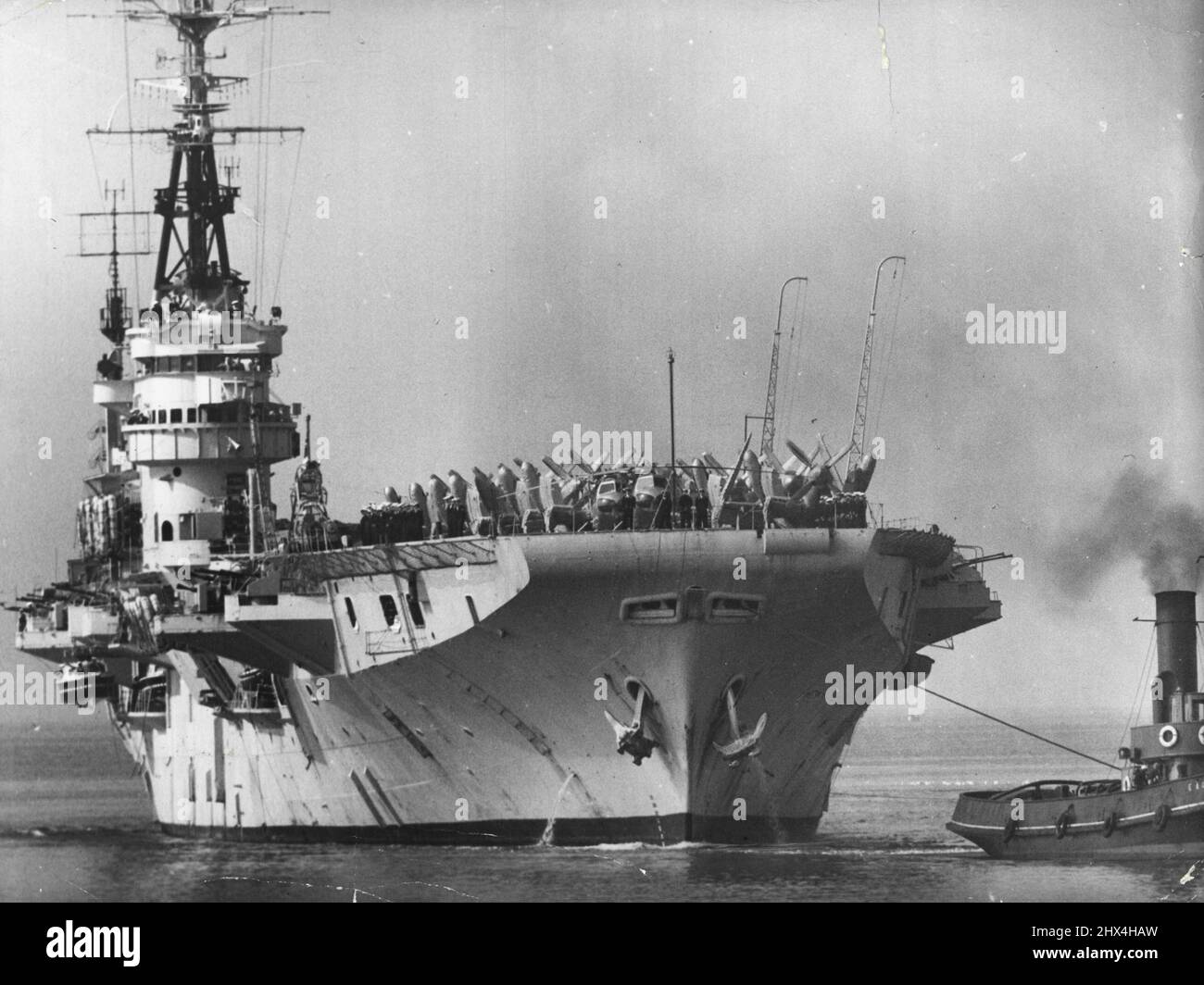 Carriers Vengeance reaches ***** today. HMAS Vengeance in mill. March ...