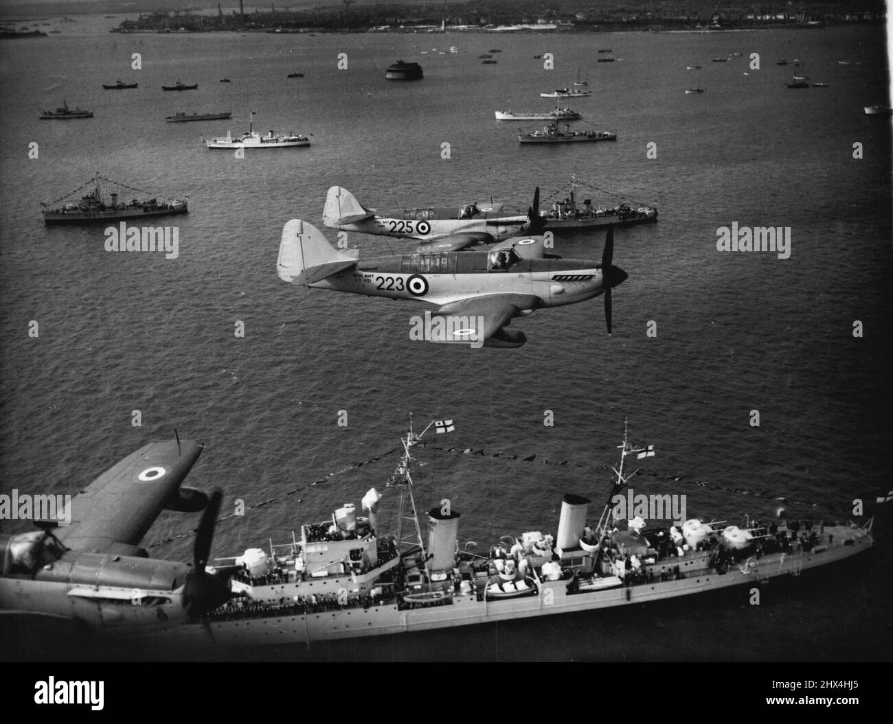 Naval Review Flypast - Here's just one section of the coronation naval ...