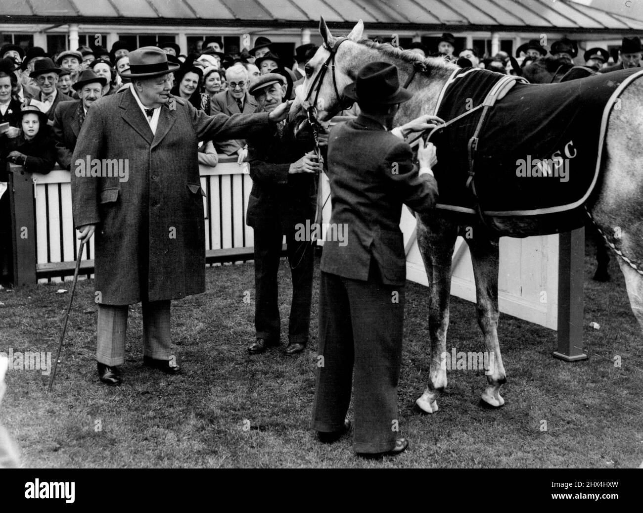 Congratulations! - Mr. Churchill's Horse Wins at Hurst Park. Mr ...