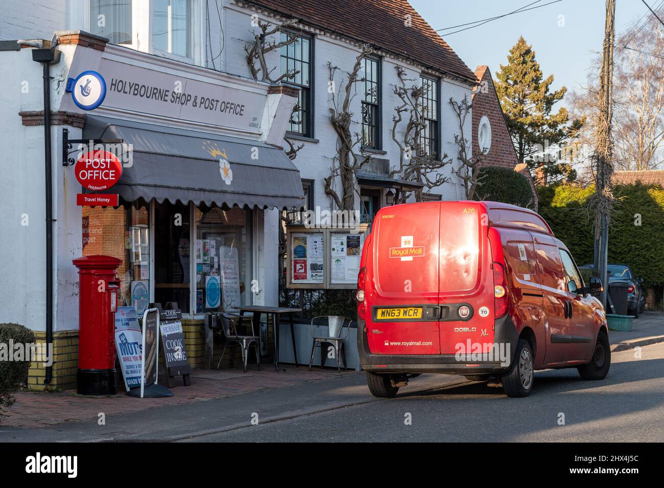 Holybourne Village Shop and Post Office, Hampshire, England, UK, with a ...