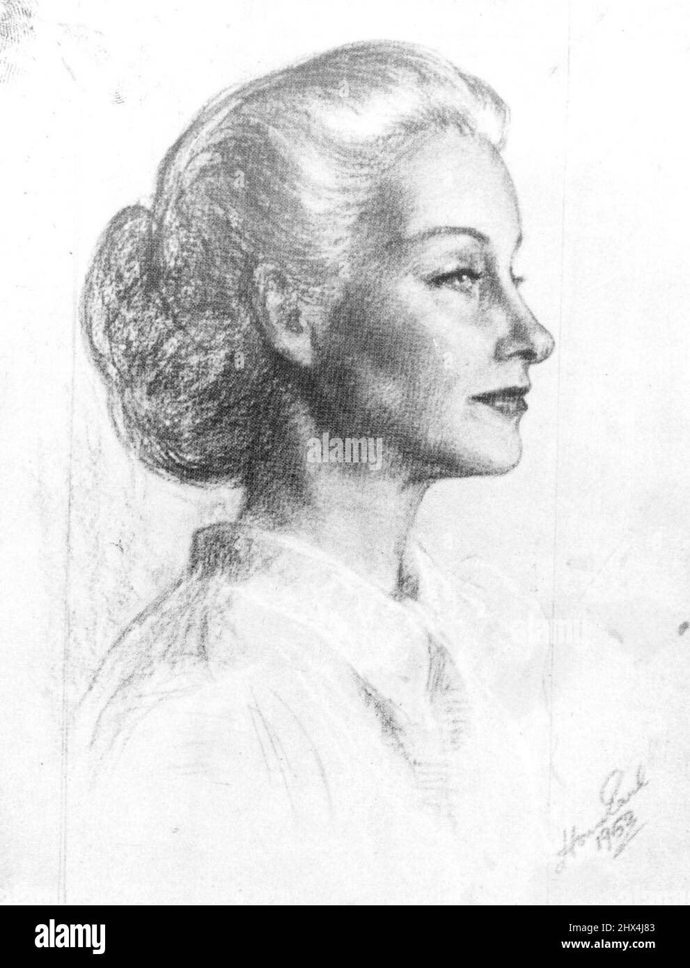 Mrs Robert Henry. June 12, 1954 Stock Photo - Alamy