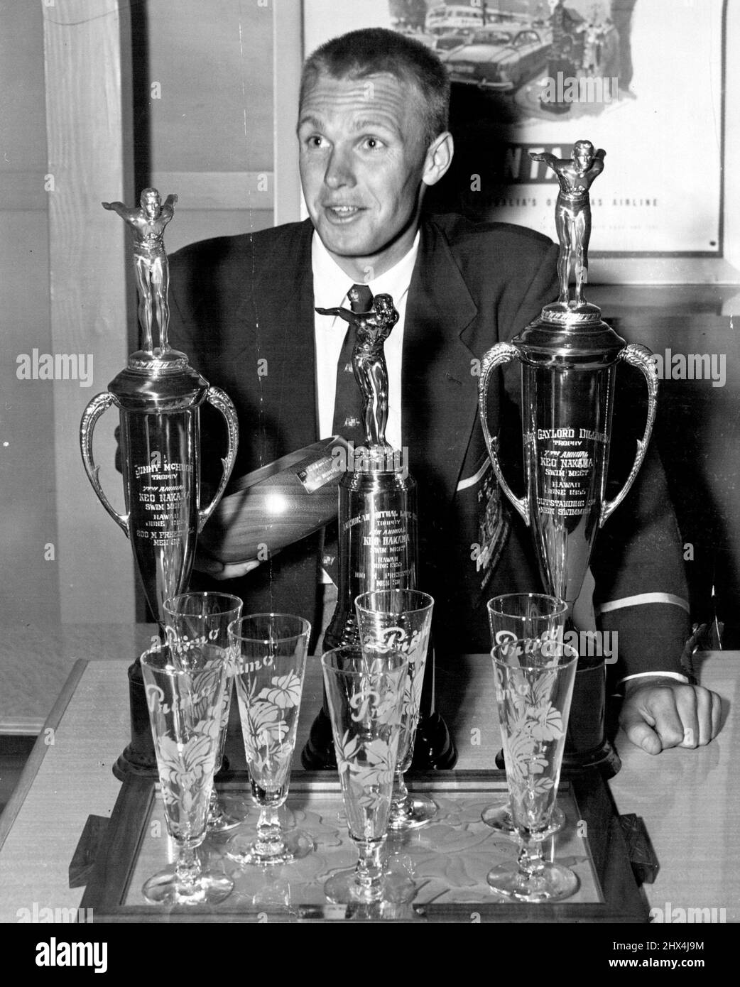 Australian swimmer vintage hi-res stock photography and images - Alamy