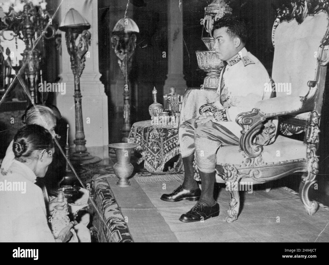 Cambodian Royalty Prince Norodom Sihanouk General Scenes. June 23, 1953 ...