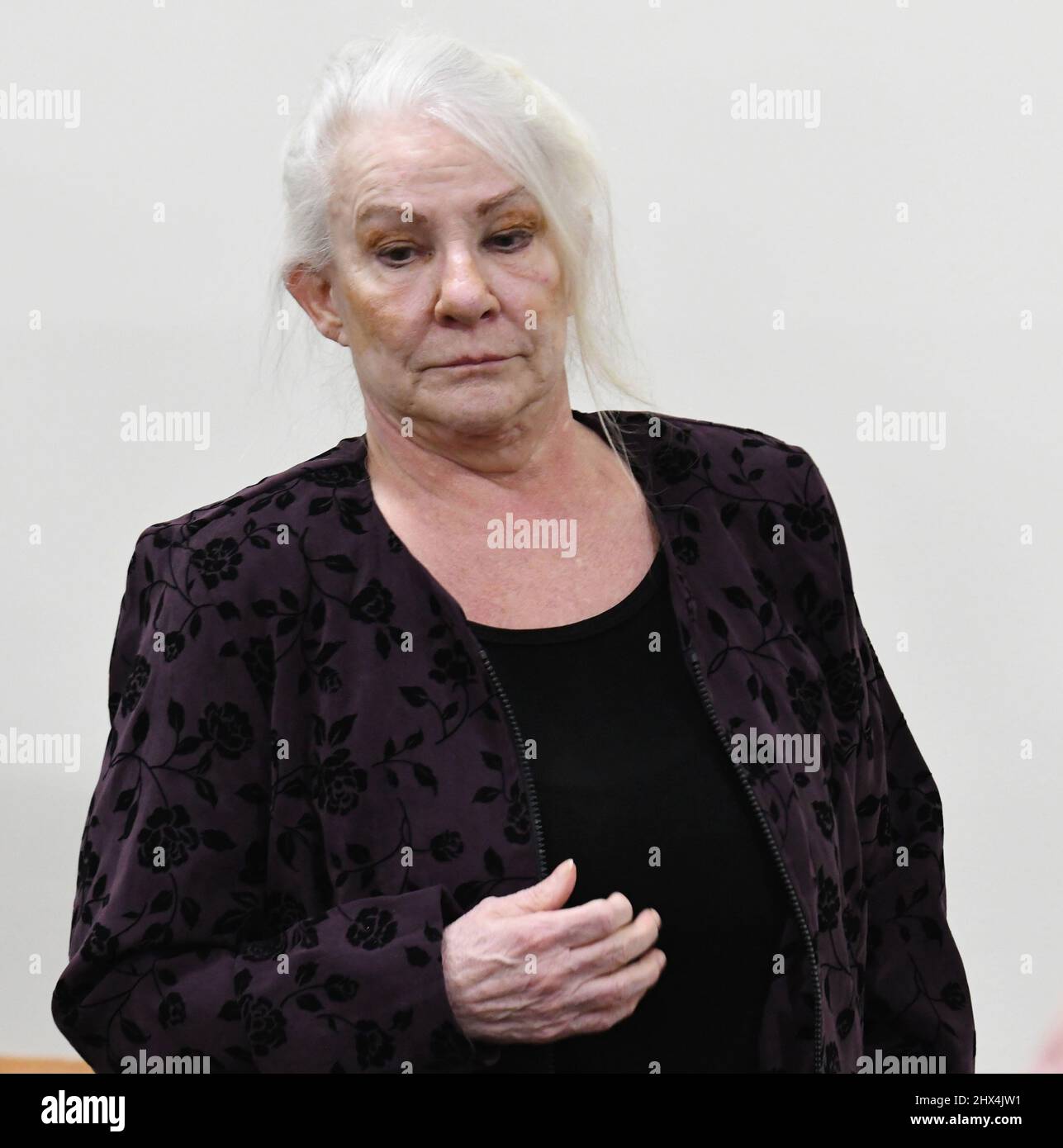 March 9, 2022, Racine, Wisconsin, USA: LINDA LAROCHE awaits the start ...