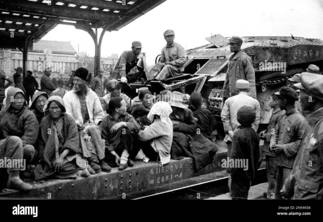 Behind the lines in North China. June 4, 1938 Stock Photo - Alamy