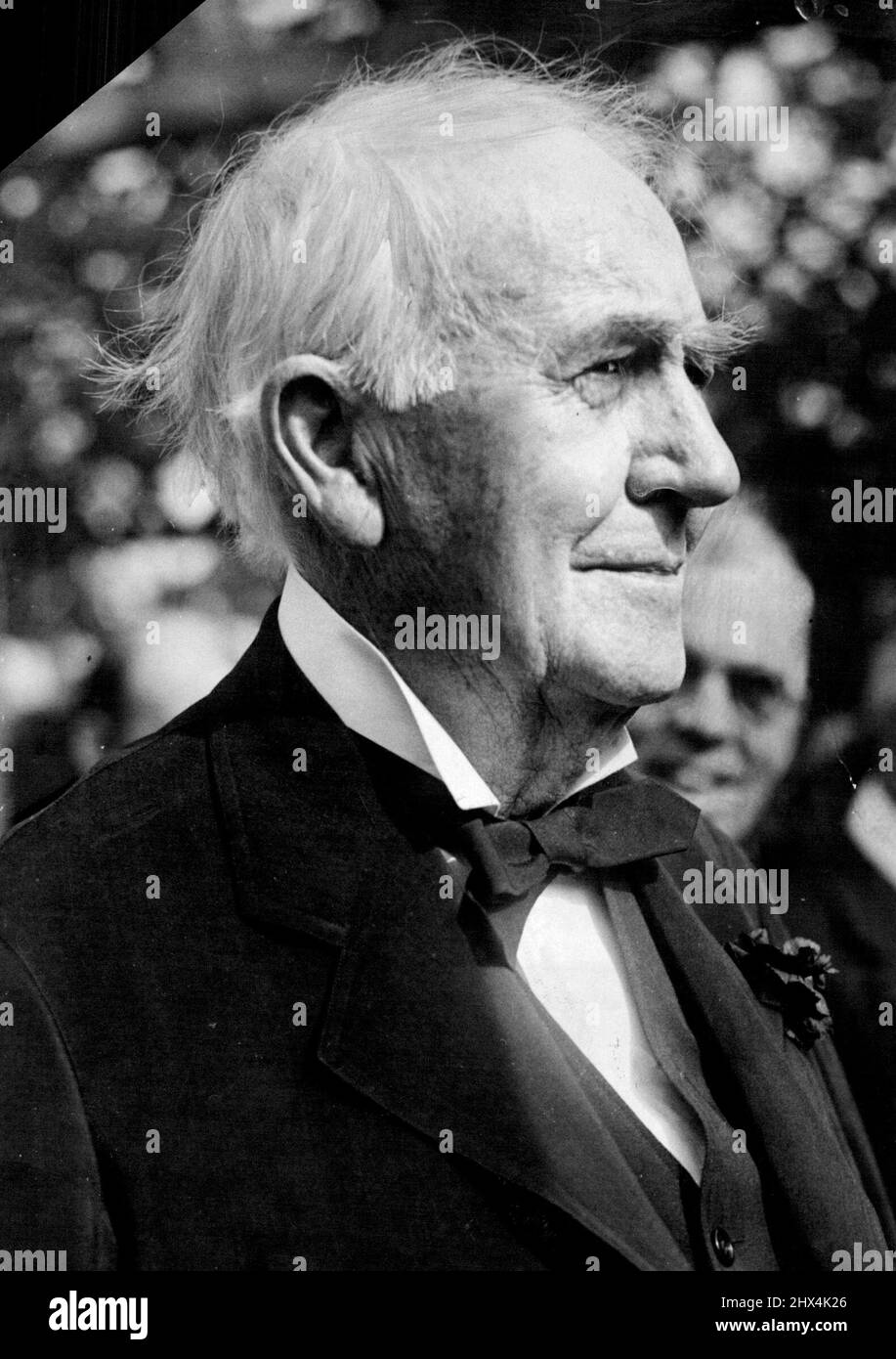 Mr thomas alva edison hi-res stock photography and images - Alamy