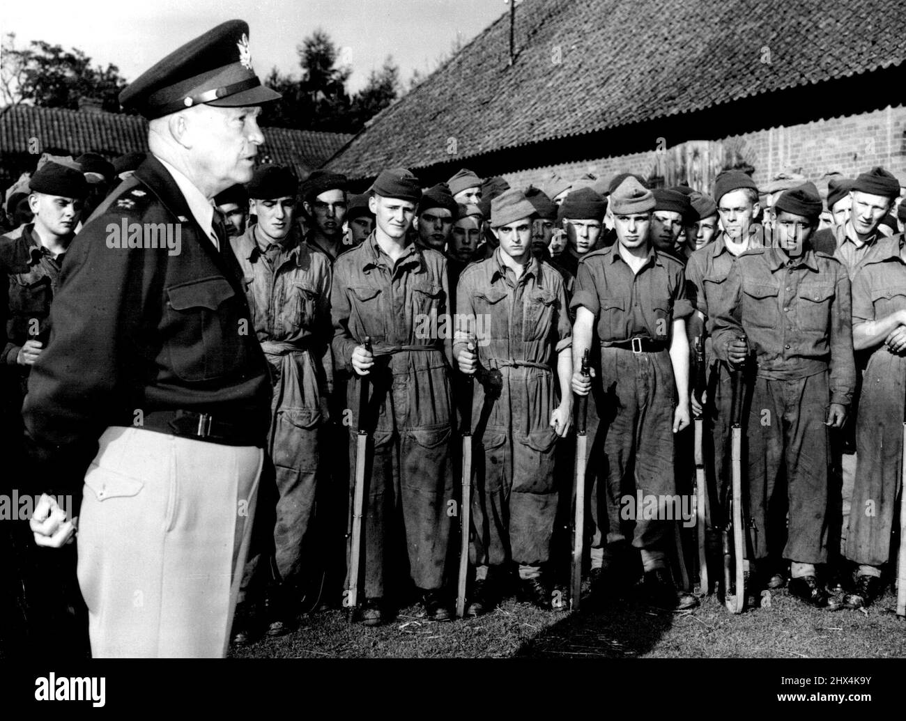 General Eisenhower And The Aggressors General Dwight D Eisenhower