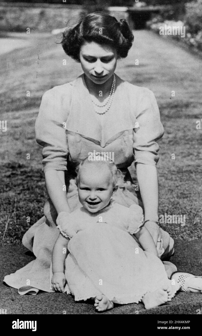 Princess Anne Smiles Fro The Photographer -- A new photograph showing H ...
