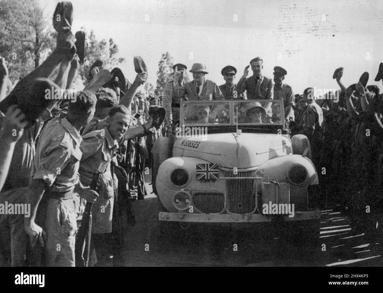 Mr. Churchill Breaks Journey Home To Visit North Africa -- Mr ...