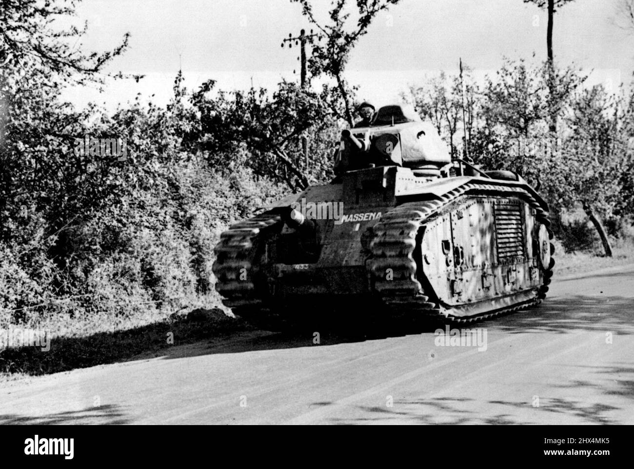 Vintage photo of french armored vehicle hi-res stock photography and ...