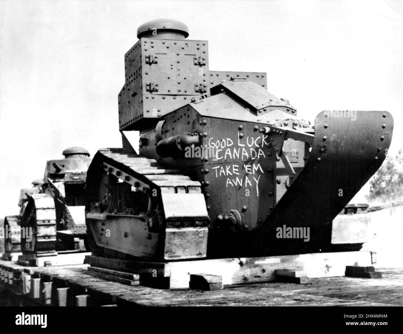 With Best Wishes -- Someone in the United States chalked a good luck ...