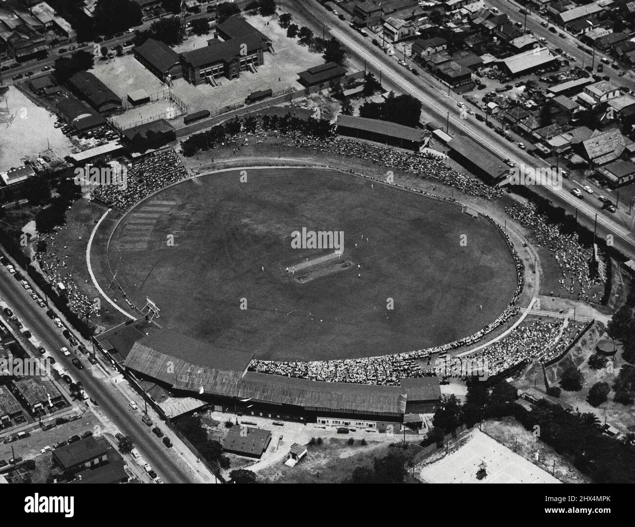 Brisbane cricket ground aerial hi-res stock photography and images - Alamy