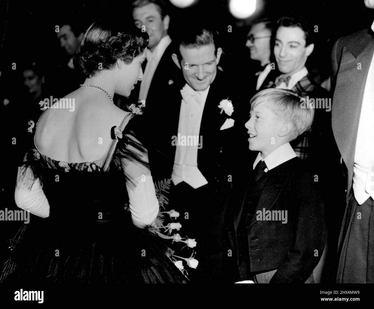 Royal film show "The Mudlark" at the Empire Theatre Leicester Square ...