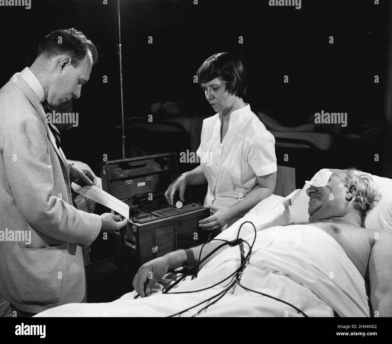 Electrocardiograms figure importantly in an eye hospital too. Dr ...