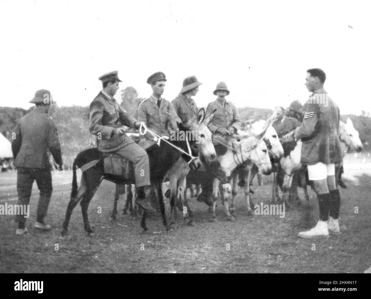 He took part (left) in the ludicrous donkey race at Poona, once British ...