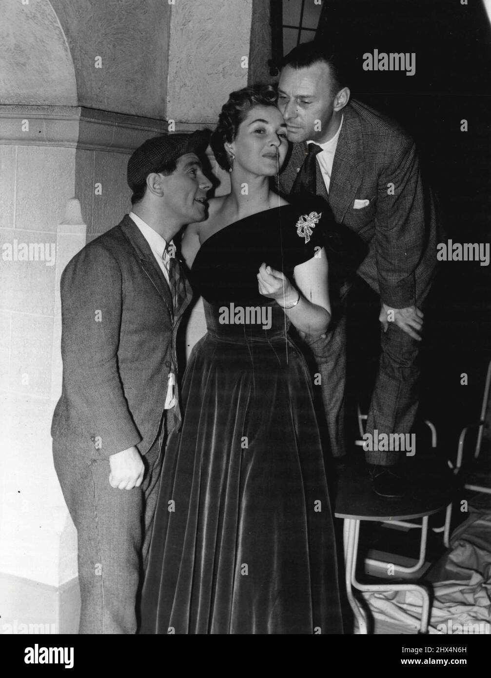 Break From Rehearsals -- Lady Boyle finds herself with two admirers ...