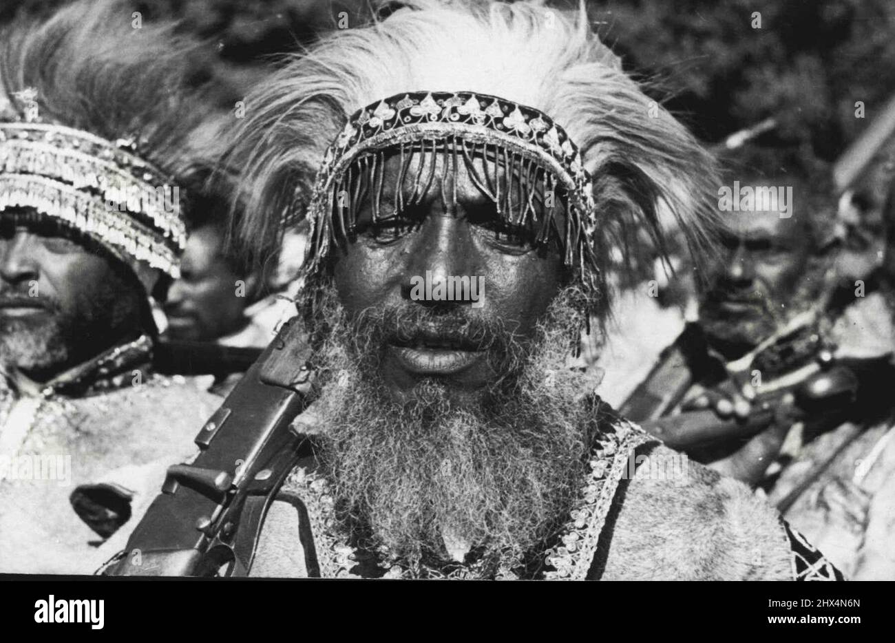 In Mis Fighting Hit He Is Ready For War -- One of the many Abyssinian ...