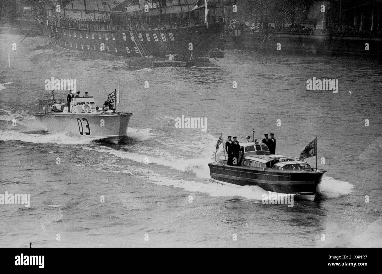 Admirals barge Black and White Stock Photos & Images - Alamy