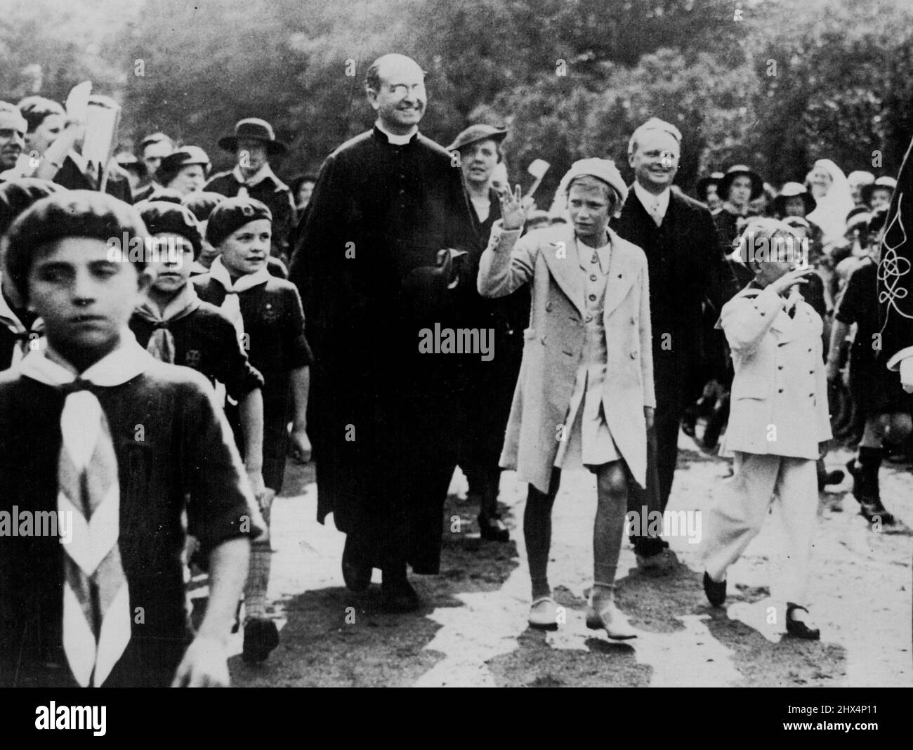 Royal Belgian Children Visit Park Which Was Provided by their Mother ...