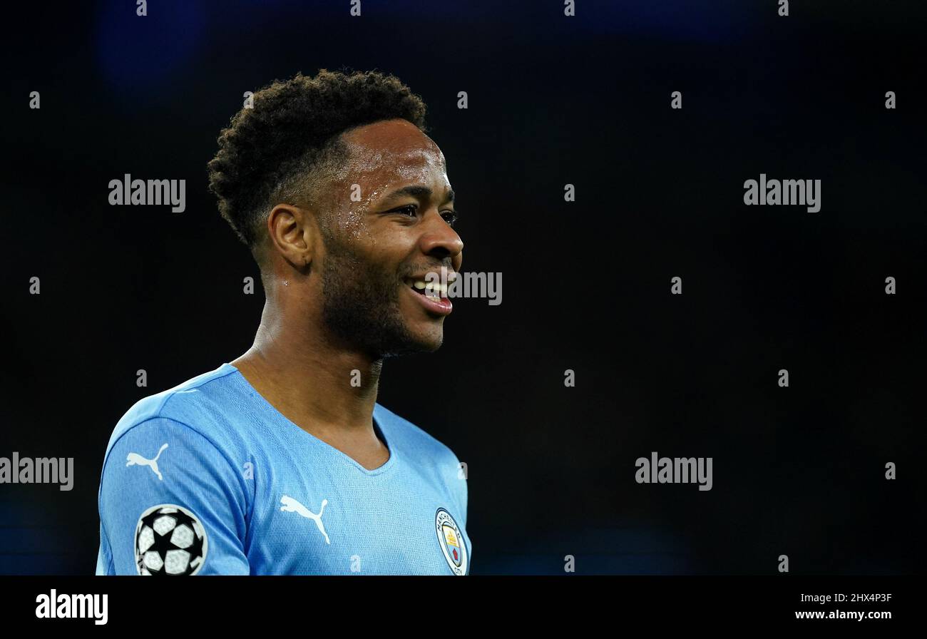 Manchester City's Raheem Sterling during the UEFA Champions League ...