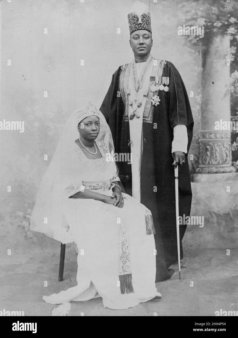 The Kabada and his Queen. The King and Queen of Uganda, Locally called ...