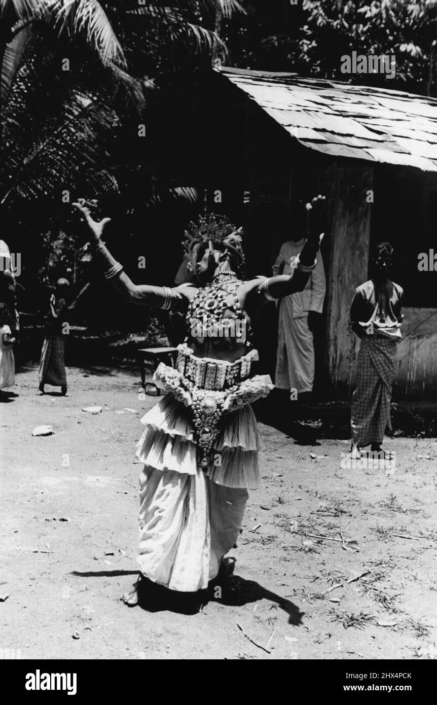 Make Up of a Temple Dancer - In the sunlit cleaning, Yakdessa rehearses some of the difficult ...