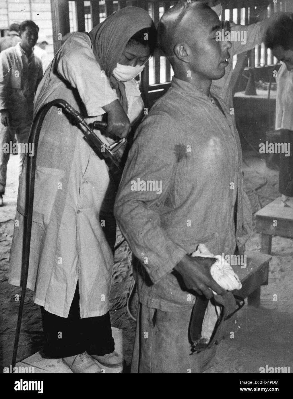 Spraying ddt hi-res stock photography and images - Alamy