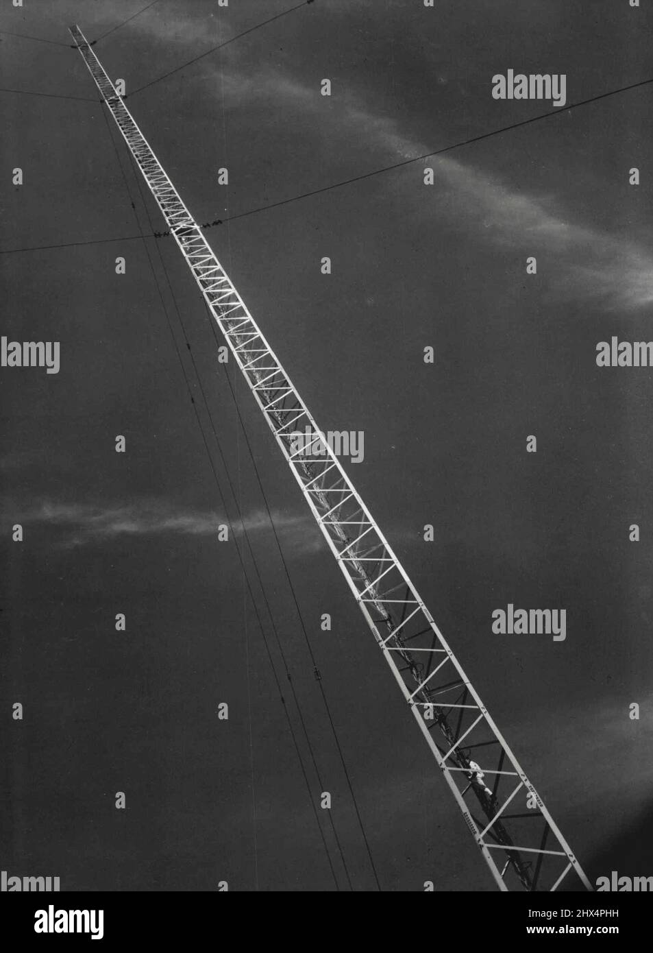 The new 730 feet wireless mast of the Australian Broadcasting ...