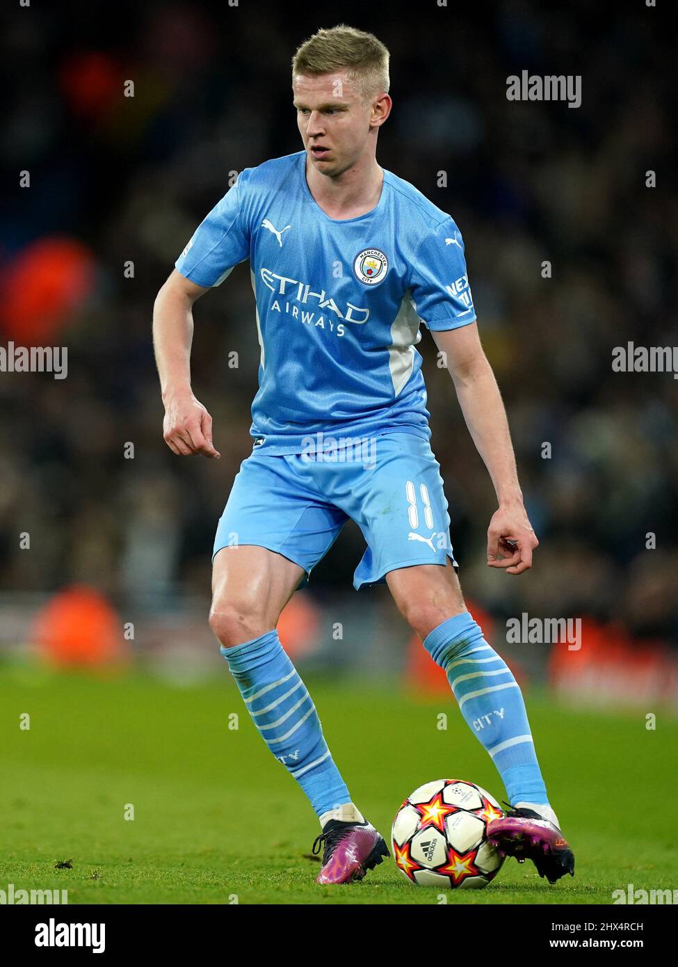Manchester City's Oleksandr Zinchenko during the UEFA Champions League ...