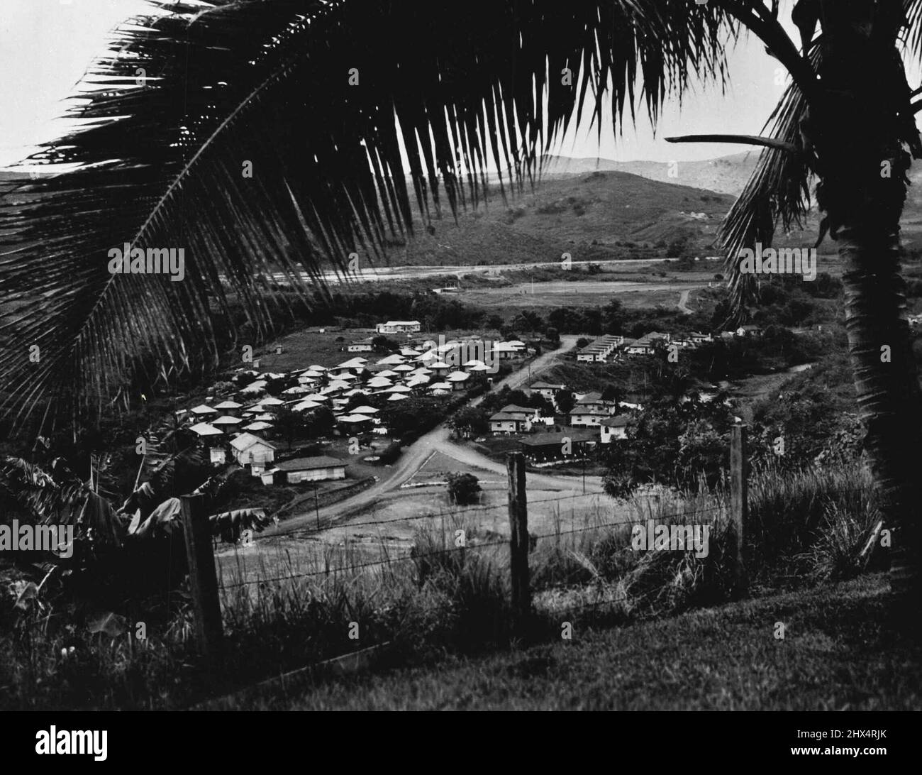 Gold Mining In Fiji -- One of the native villages at the goldfields ...