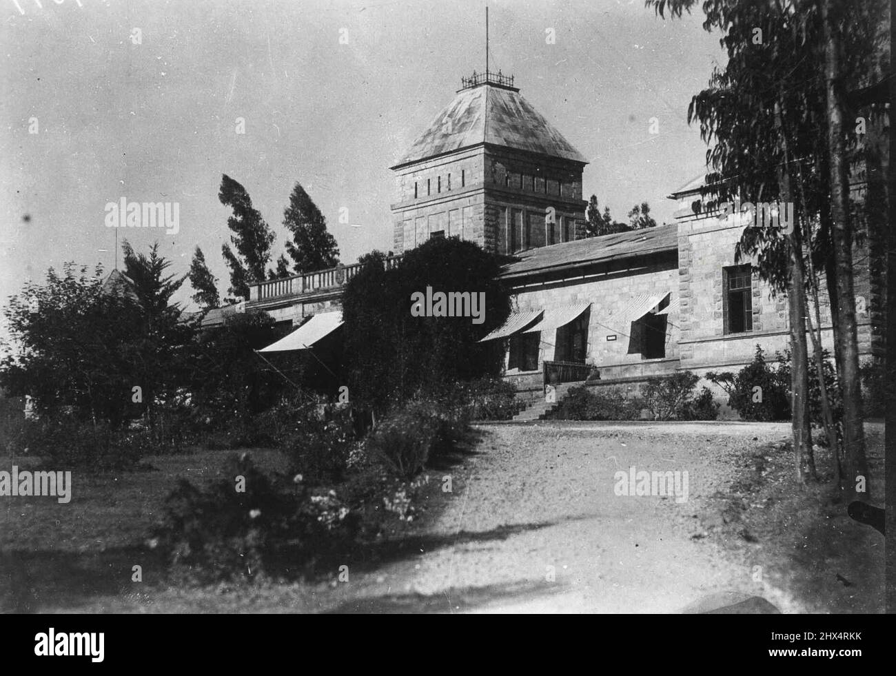 Regarding the events in Abyssinia. The building of the German Embassy ...