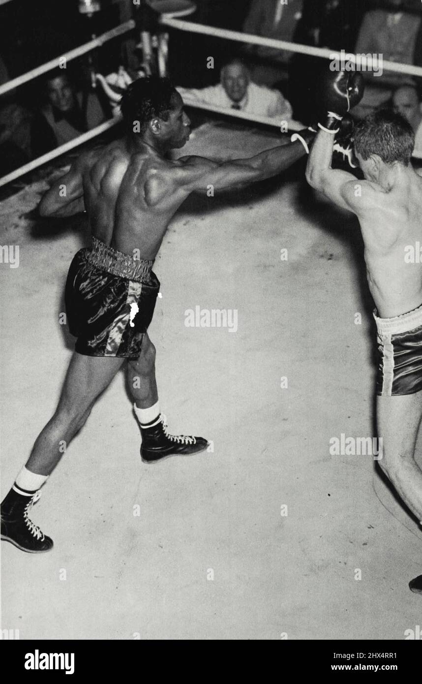 Billy Peacock; Pierre Coss. October 21, 1954 Stock Photo - Alamy