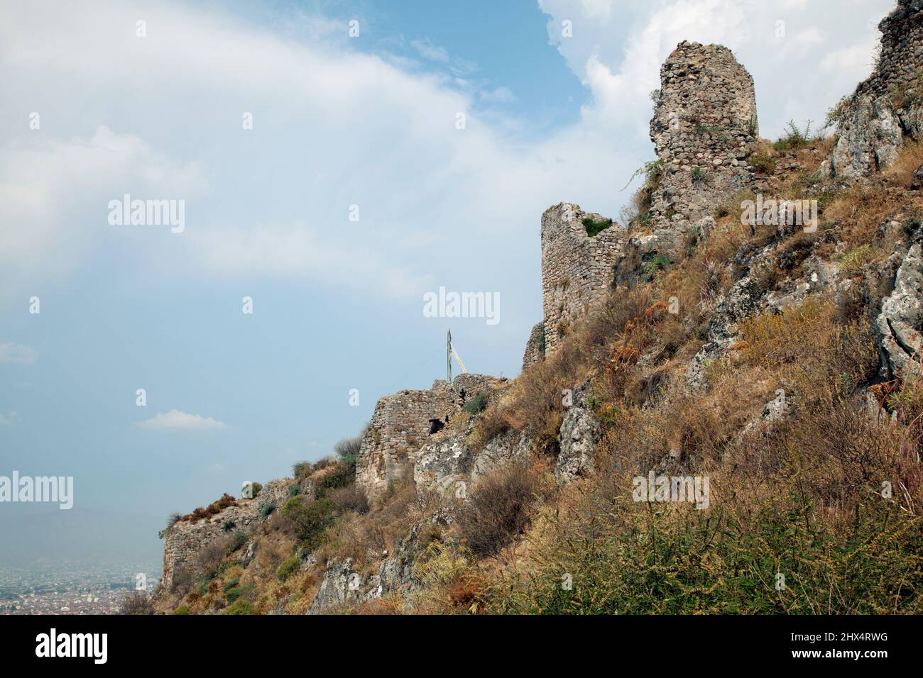 Turkey, Fethiye, the remains of Fethiye's Crusader castle Stock Photo ...