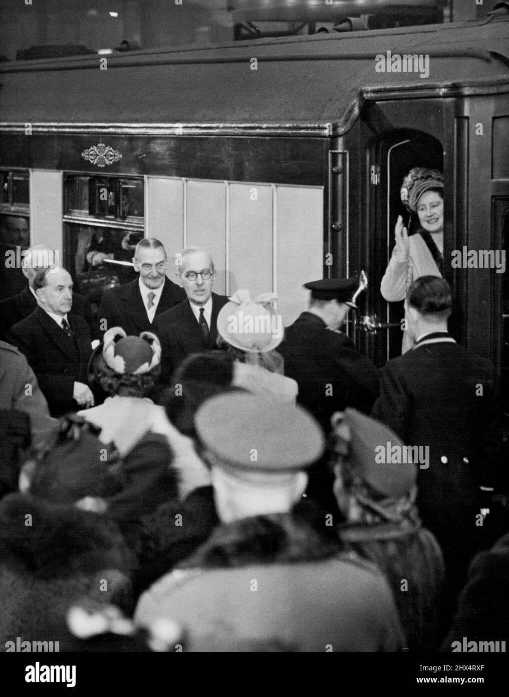 The Royal Tour -- A farewell were from the Queen, as, followed by the ...