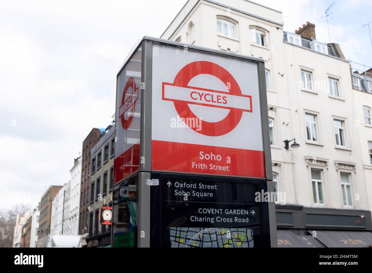 Santander bike docks hi-res stock photography and images - Alamy