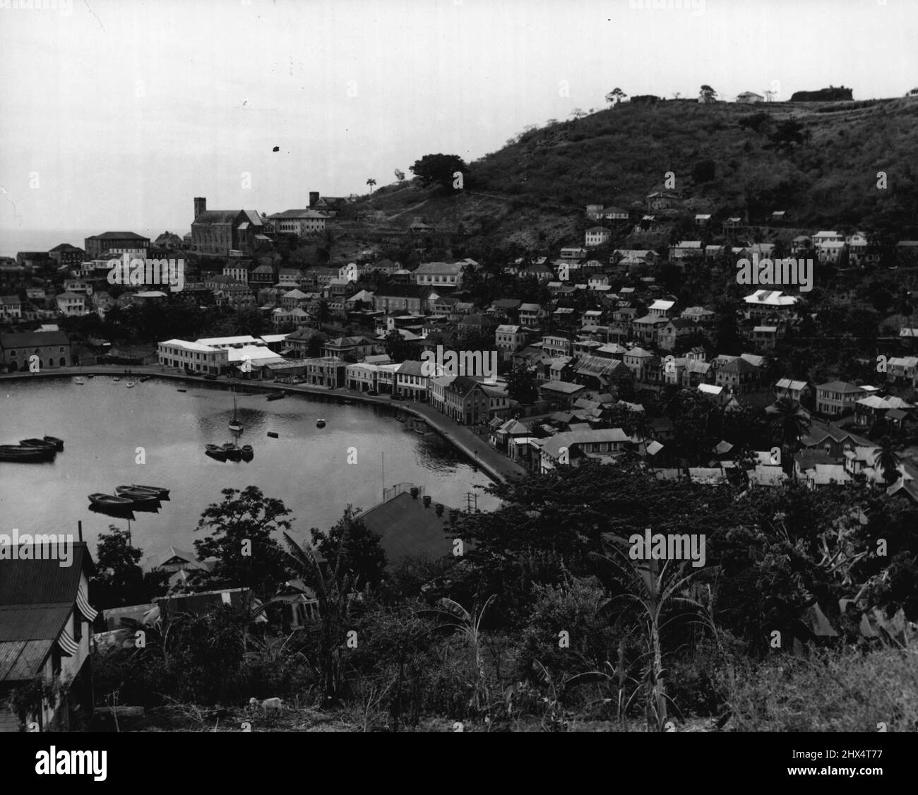 Princess Margaret's Tour of the West Indies: Grenada -- The Harbour of ...