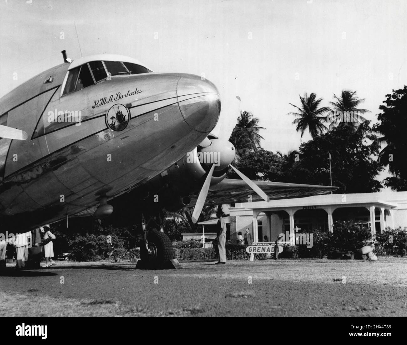 New Life for British Colonies -- Civil Aviation.An aircraft of British ...