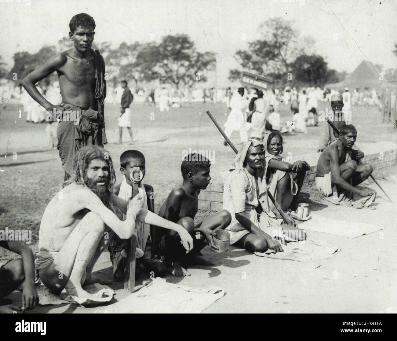 Famine Scenes - India. February 25, 1939. (Photo by The Statesman ...