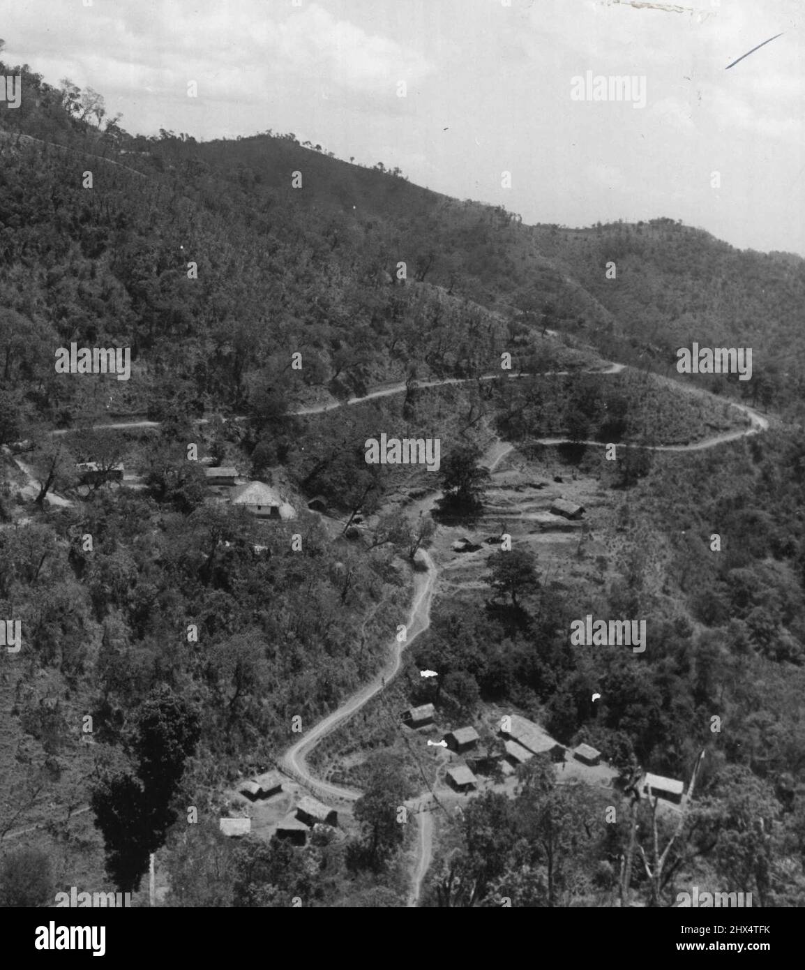 Assam The Road between ***** Head taken from the Road near Kachina ...