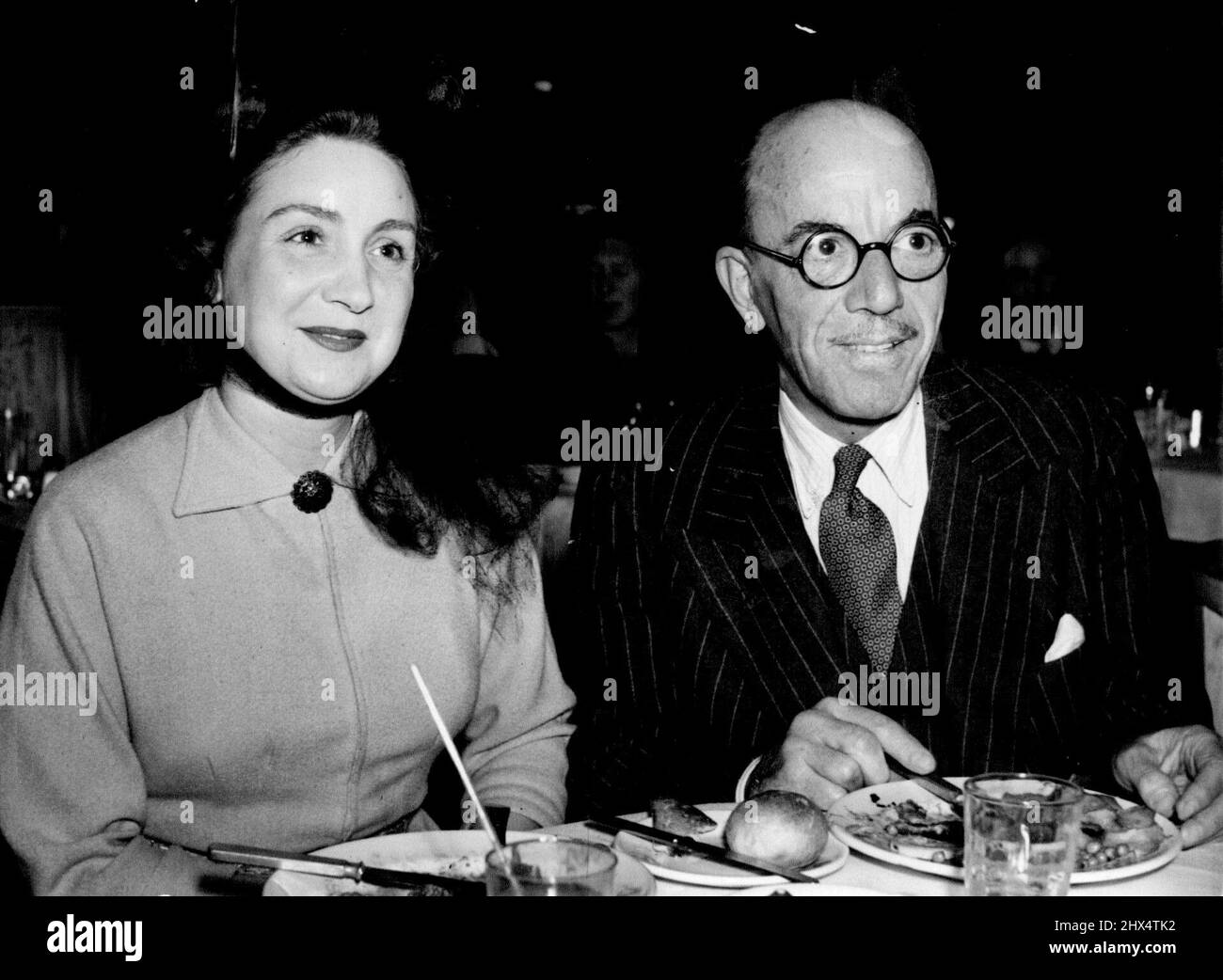 Celebrated English pianist Moura Lympany, who has just returned from a ...