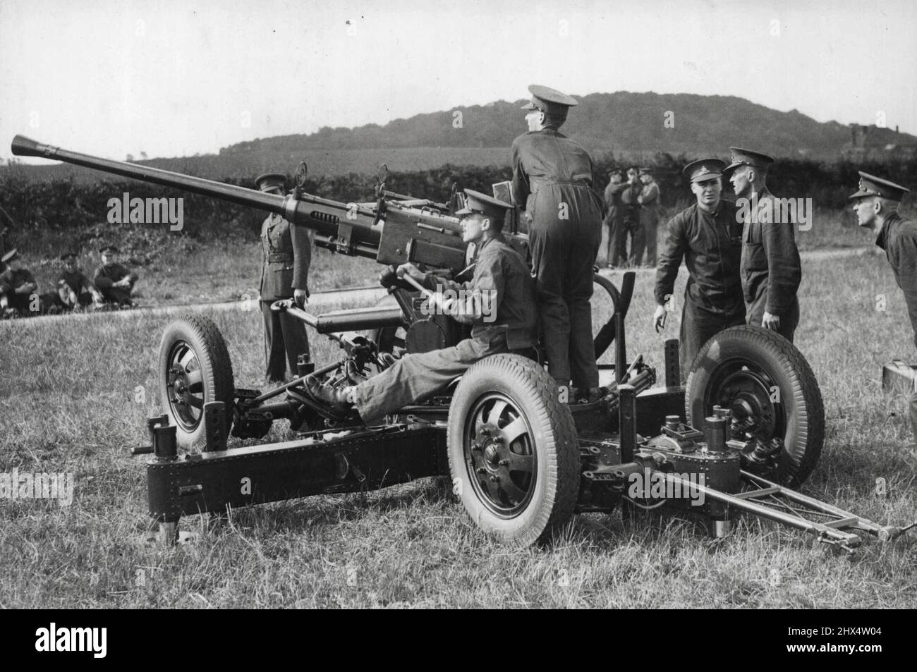 Learning To Defend Britain: A gun detachment in action with a Before ...