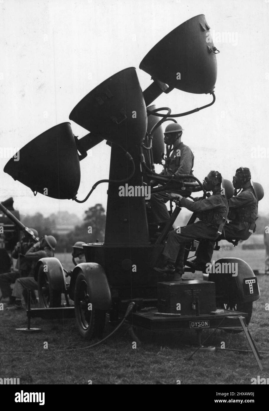 Anti aircraft sound locator hi-res stock photography and images - Alamy