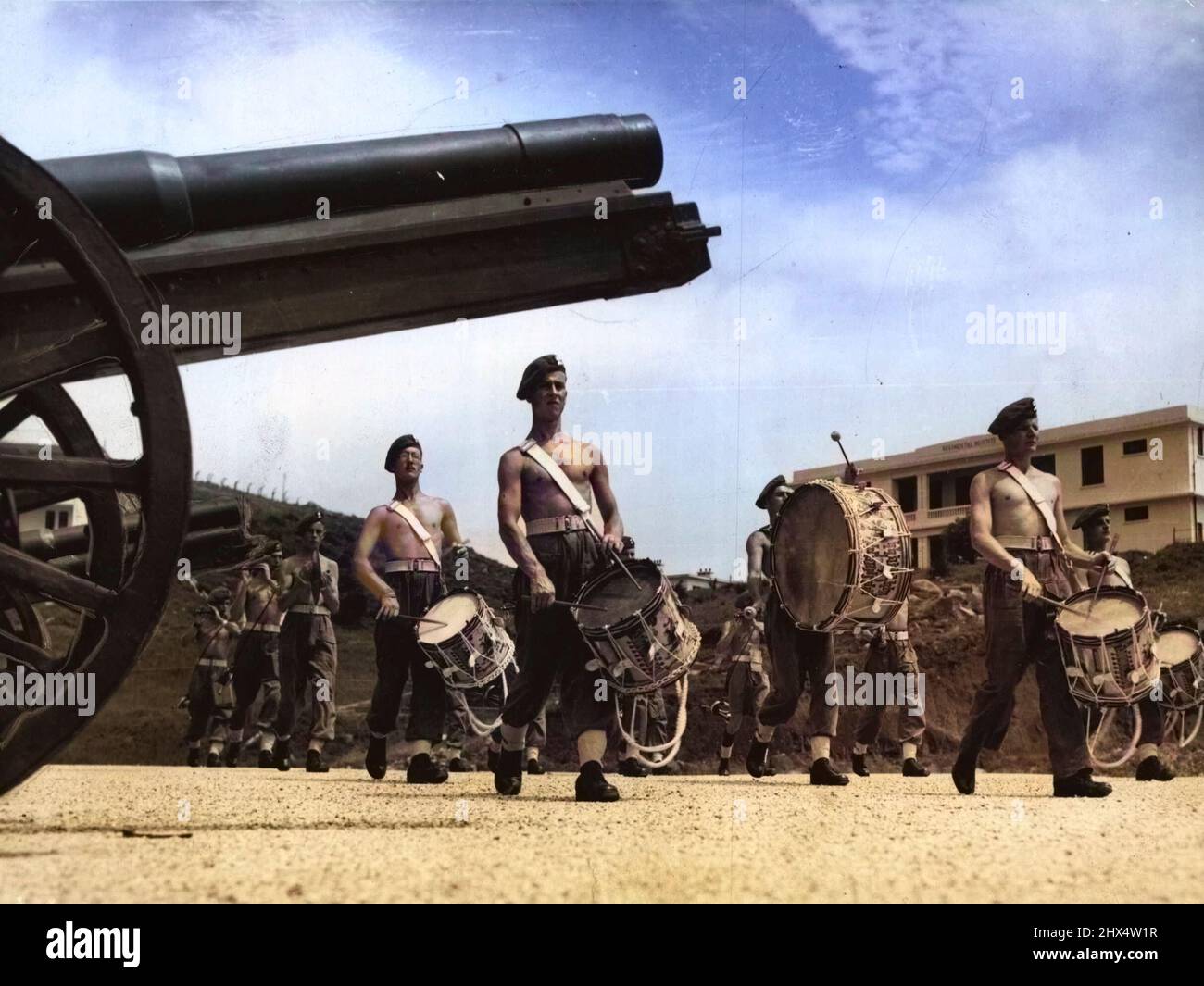 Bands - British Military. July 5, 1949 Stock Photo - Alamy